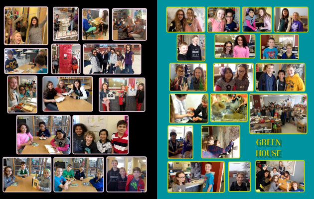 Middle school yearbook example2 School Annual